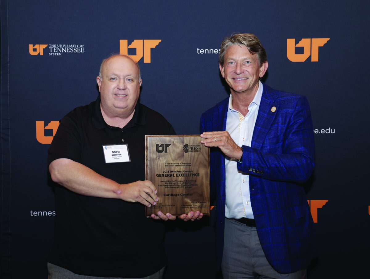 CARTHAGE COURIER LANDS STATE’S TOP PRESS HONOR – Carthage Courier