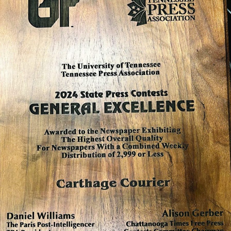 Carthage Courier – Presenting News And Views From Around Smith County